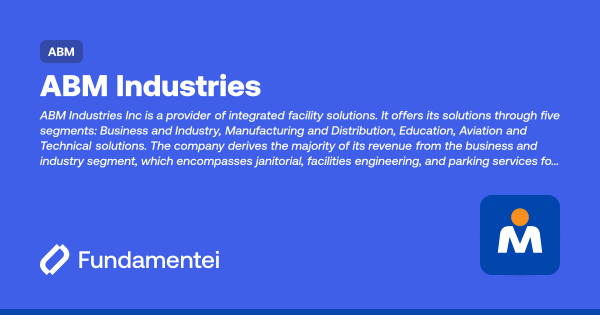 ABM - ABM Indus | Price | Fundamentei