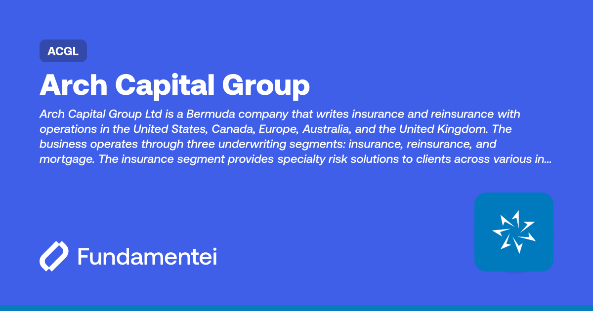 ACGL - Valuation | Fundamentei