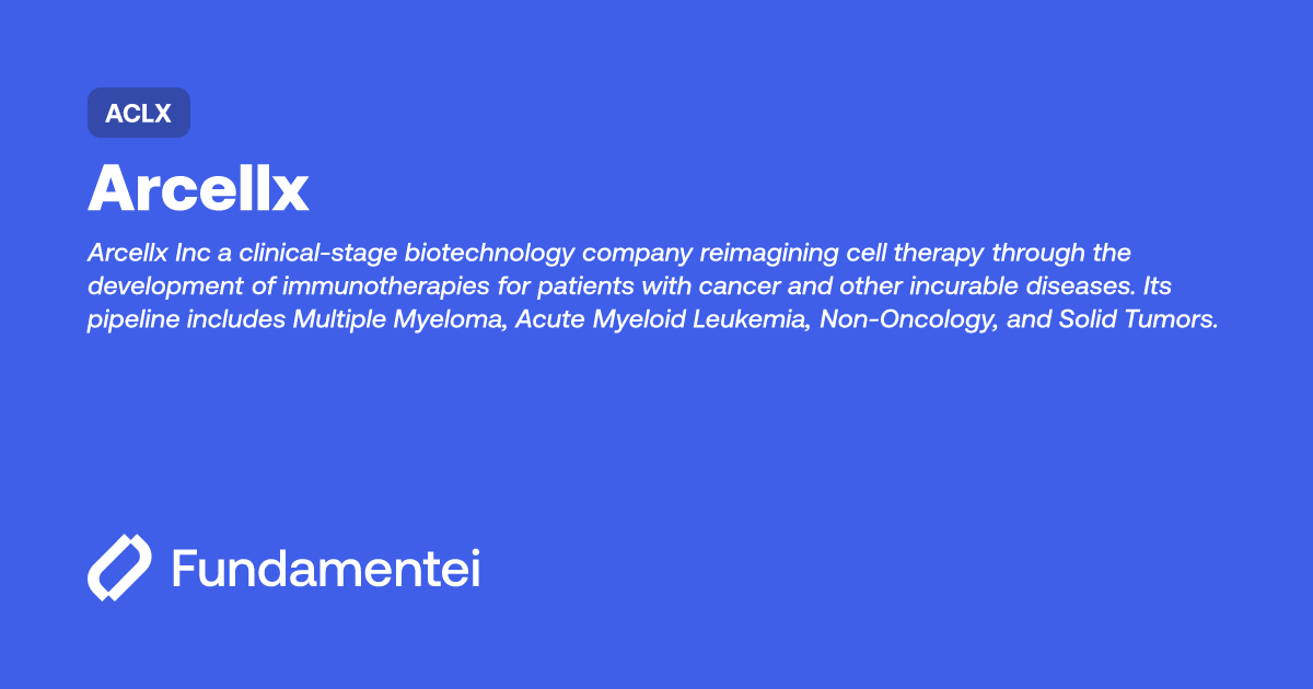 ACLX - Arcellx | Fundamentei