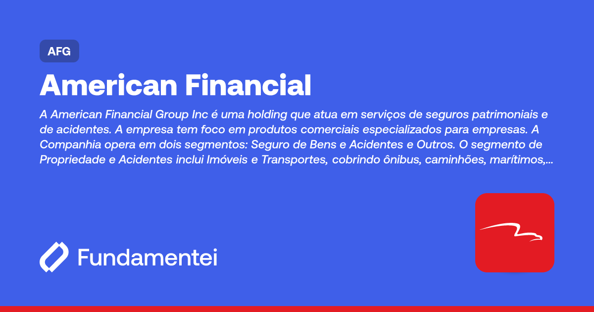 AFG - American Financial | Fundamentei