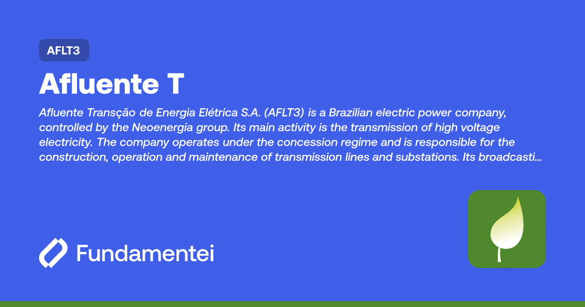 AFLT3 - Afluente T | Fundamentei