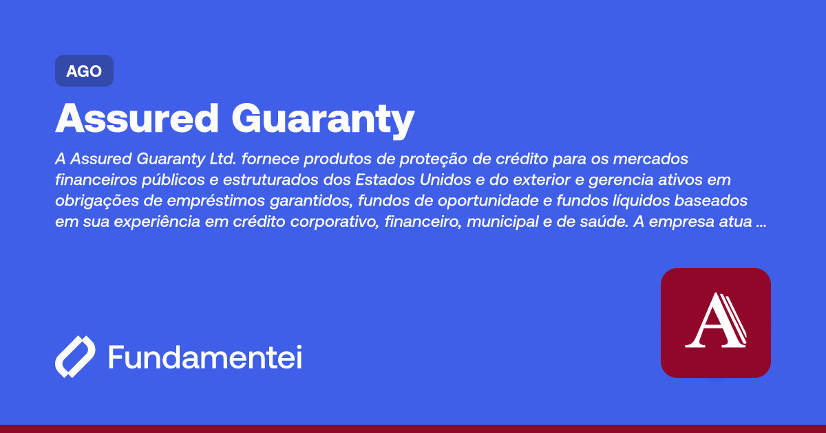 AGO - Assured Guaranty | Fundamentei