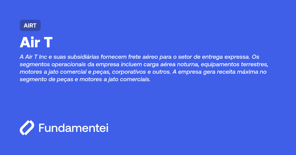 AIRT - Air T | Fundamentei