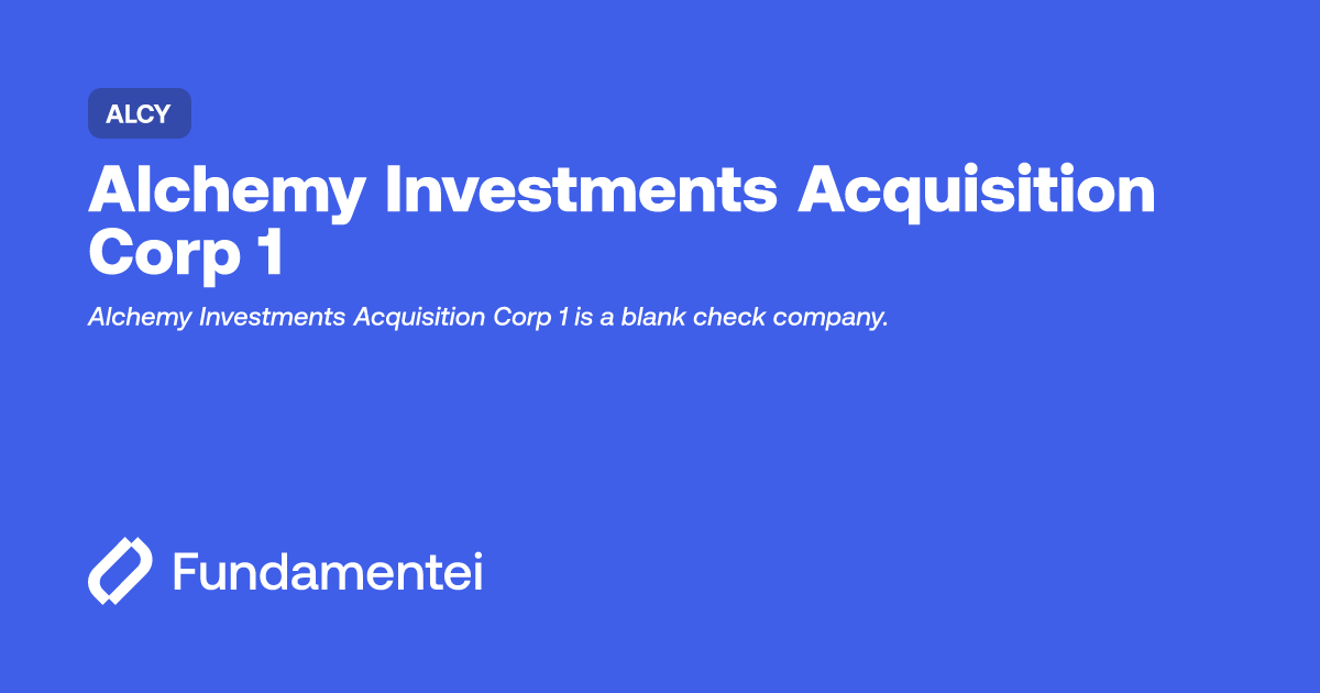 ALCY - Valuation | Fundamentei