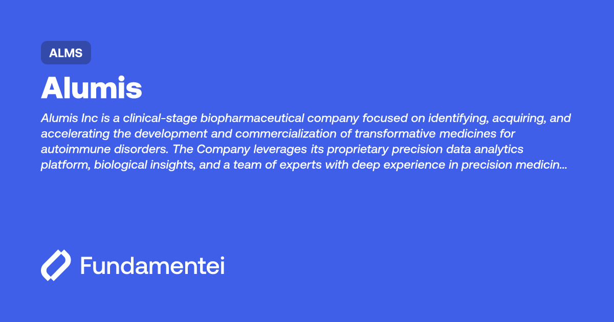 ALMS - Alumis | Fundamentei