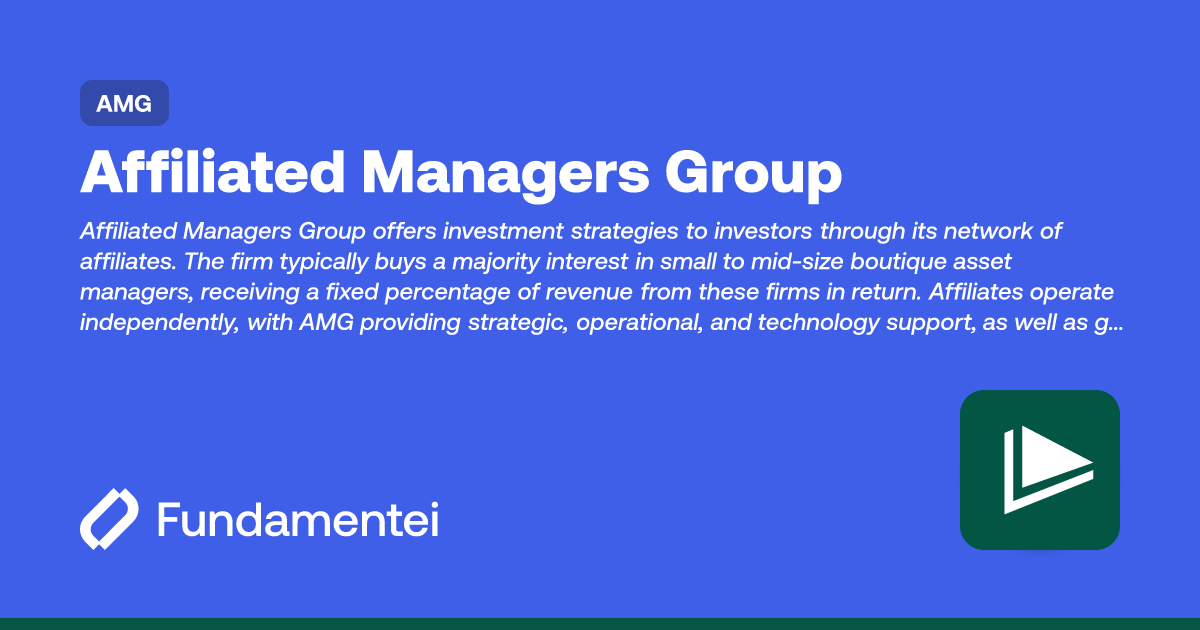 AMG - Affiliated Managers Group | KPIs | Fundamentei