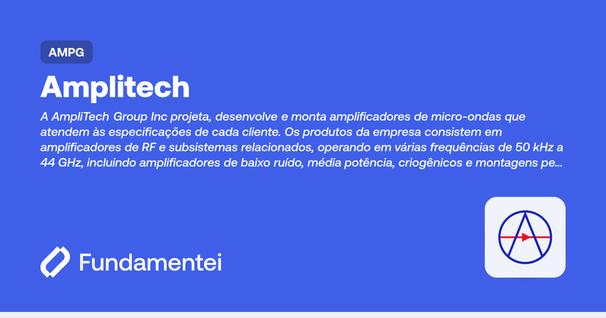 AMPG - AmpliTech Group | Fundamentei
