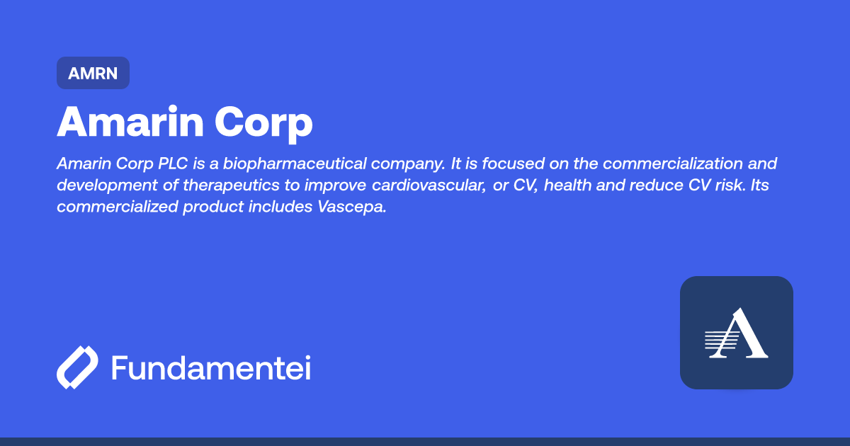 AMRN - Amarin Corp | Fundamentei
