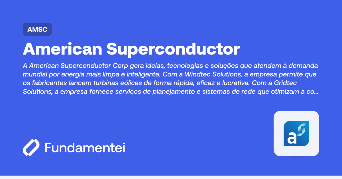AMSC - American Superconductor | Fundamentei