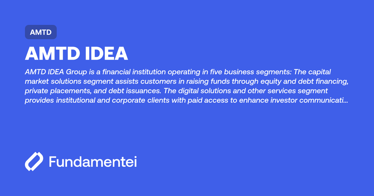 AMTD - Valuation | Fundamentei