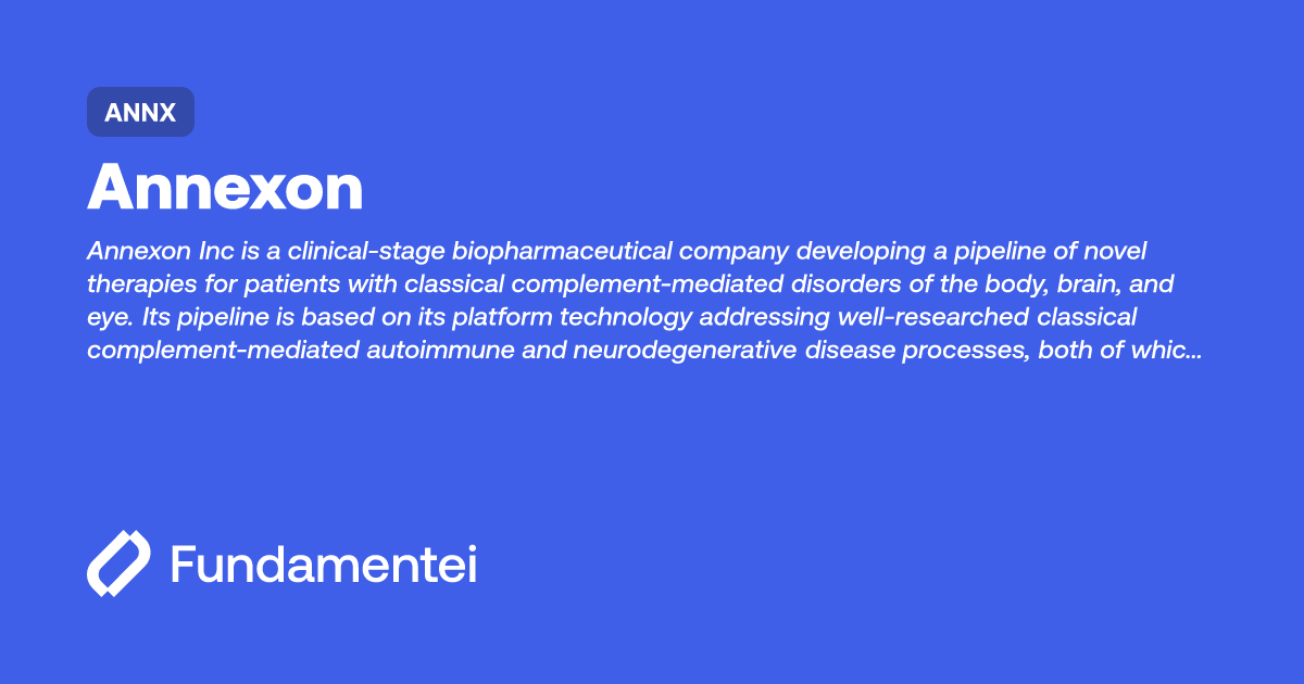 ANNX - Annexon | Fundamentei