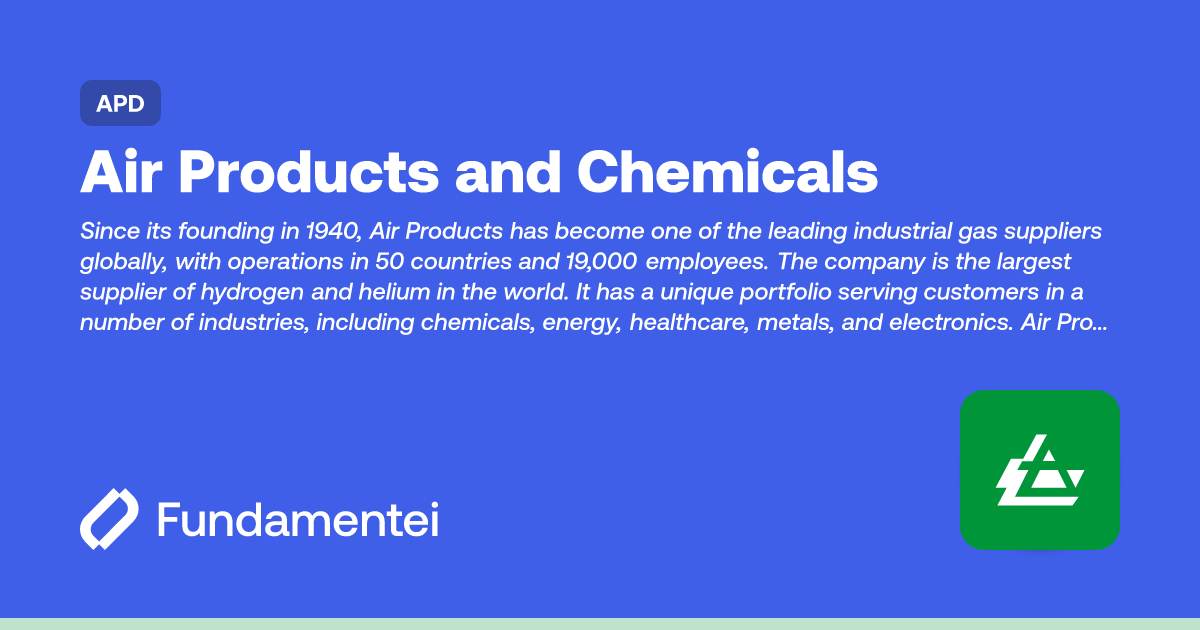 APD - Air Products & Chemicals | KPIs | Fundamentei