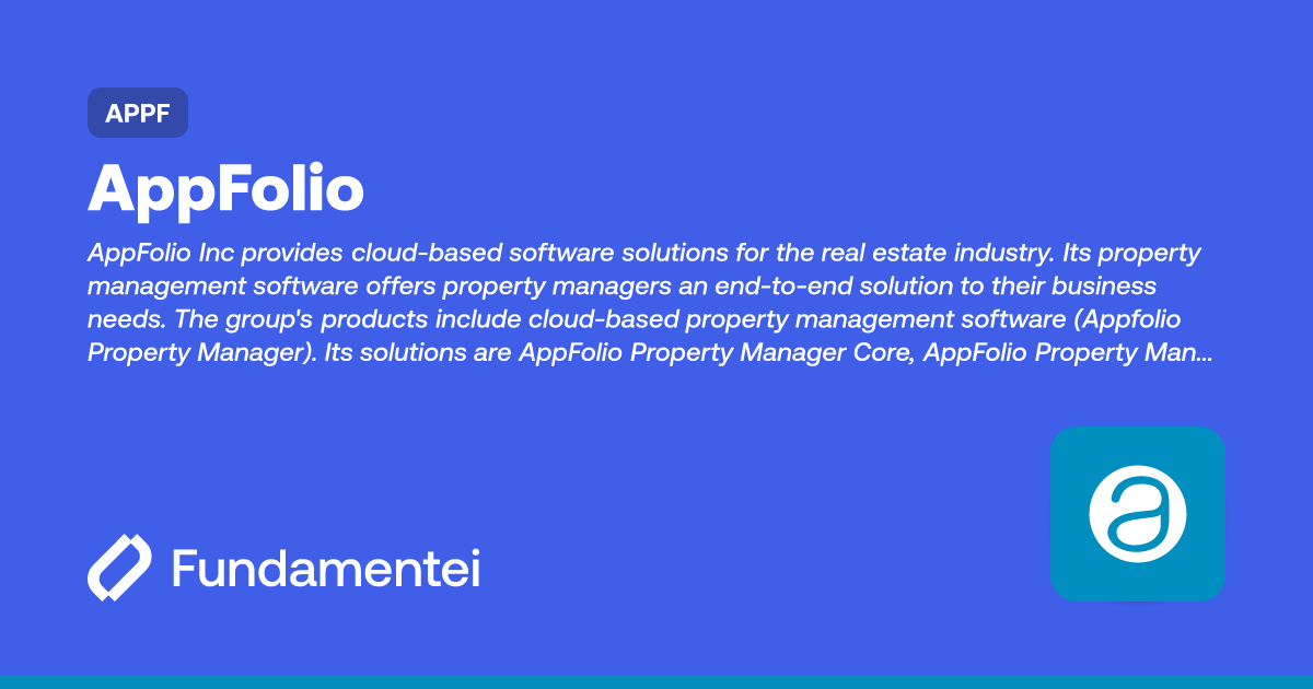 APPF - AppFolio | KPIs | Fundamentei