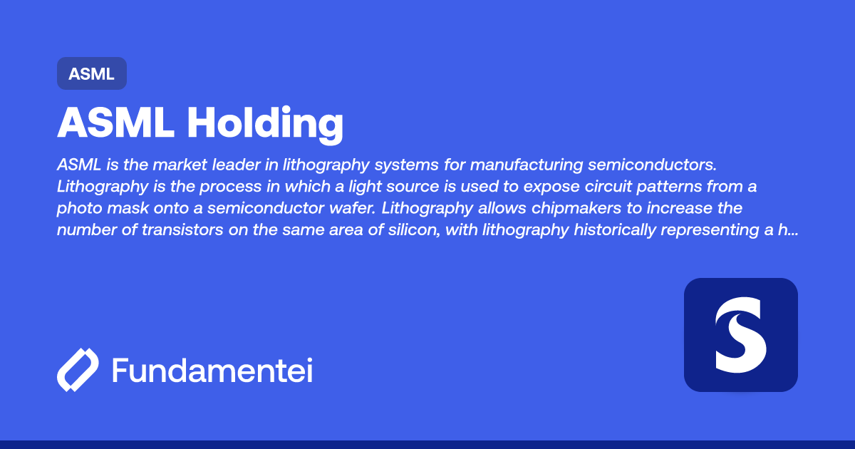 ASML - Market Cap | Fundamentei