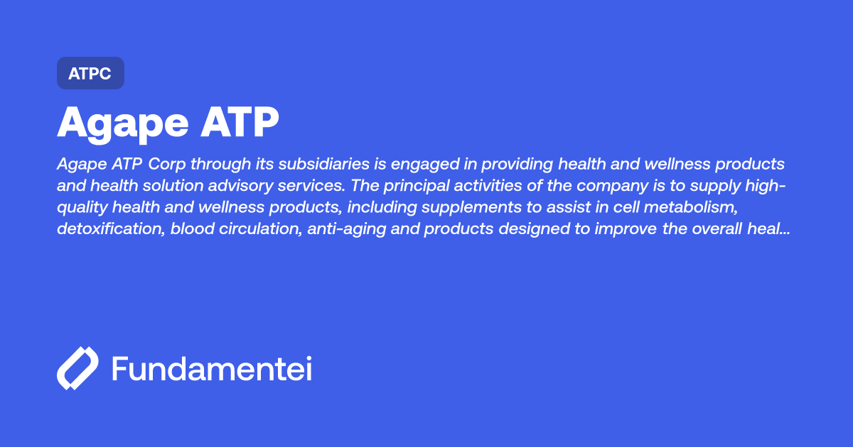 ATPC - Valuation | Fundamentei