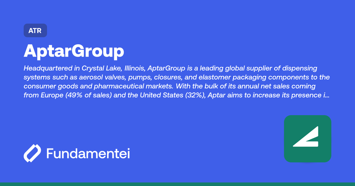 ATR - AptarGroup | Fundamentei