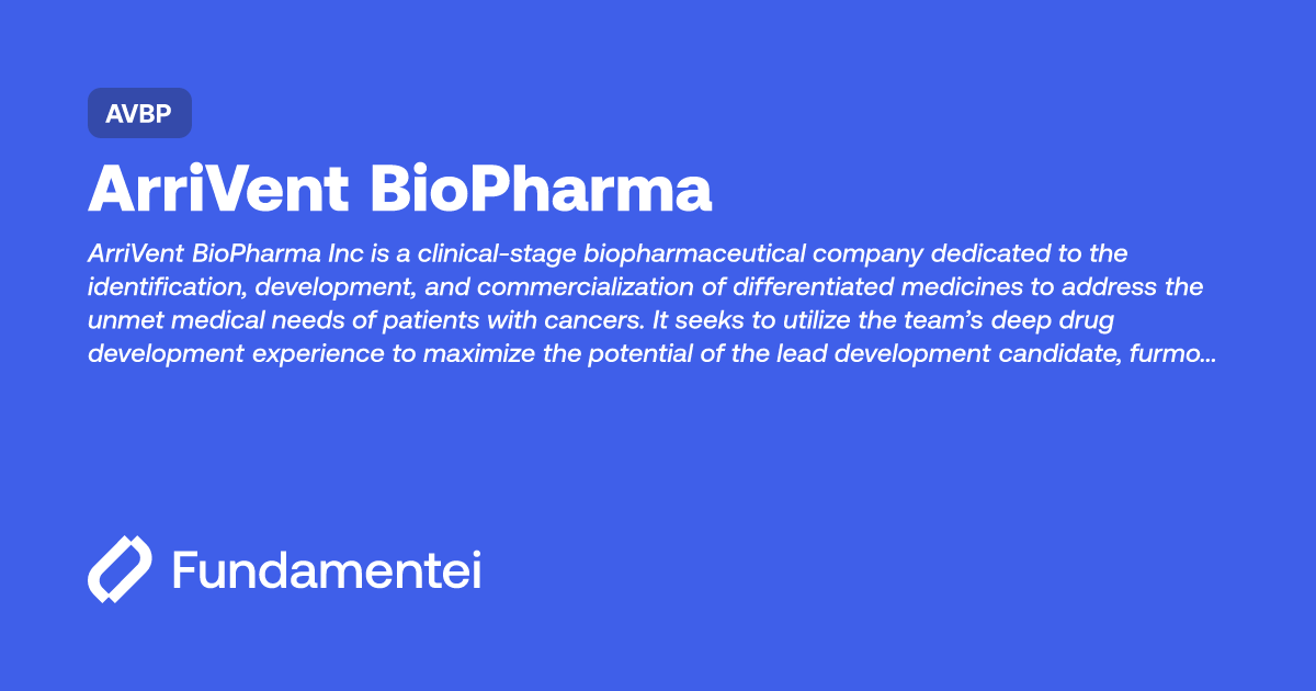 AVBP - ArriVent BioPharma | Fundamentei