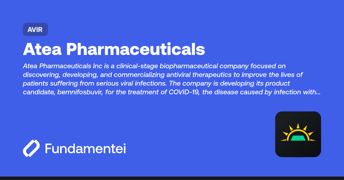 AVIR - Atea Pharmaceuticals | Financials | Fundamentei