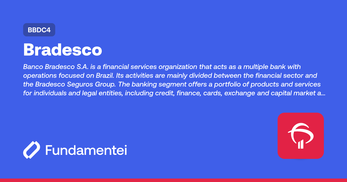 BBDC4 - Bradesco | Fundamentei
