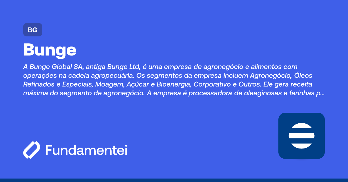 BG - Bunge Global | Fundamentei