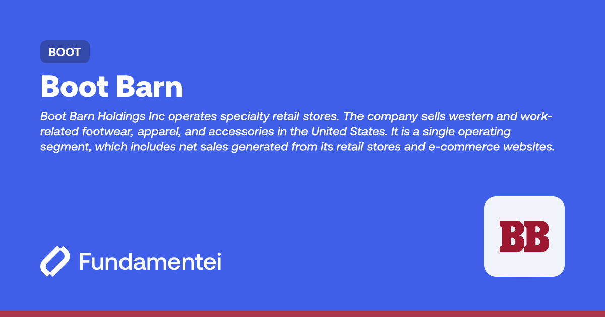 BOOT - Boot Barn Holdings | Fundamentei