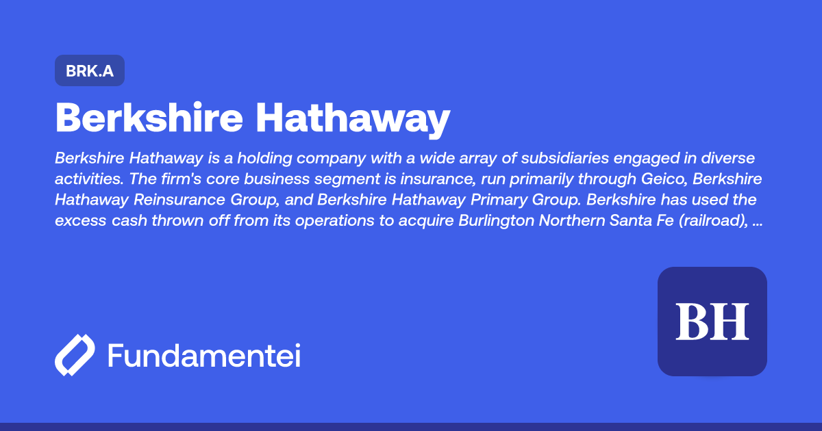 BRK.A - Berkshire Hathaway | Financials | Fundamentei