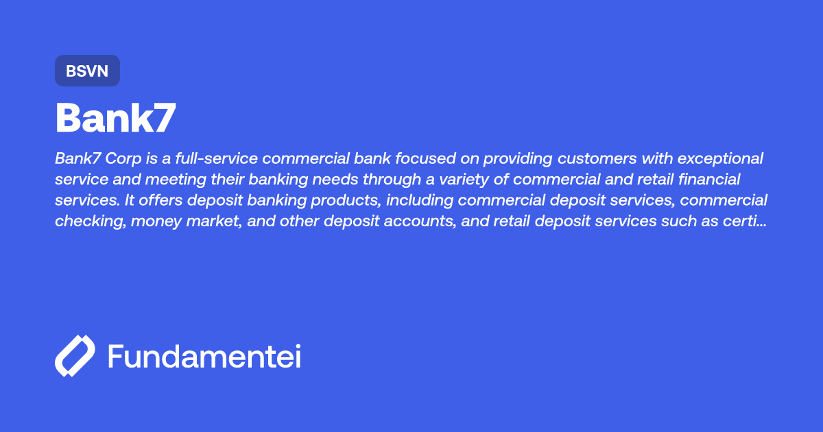 BSVN - Bank7 | Fundamentei
