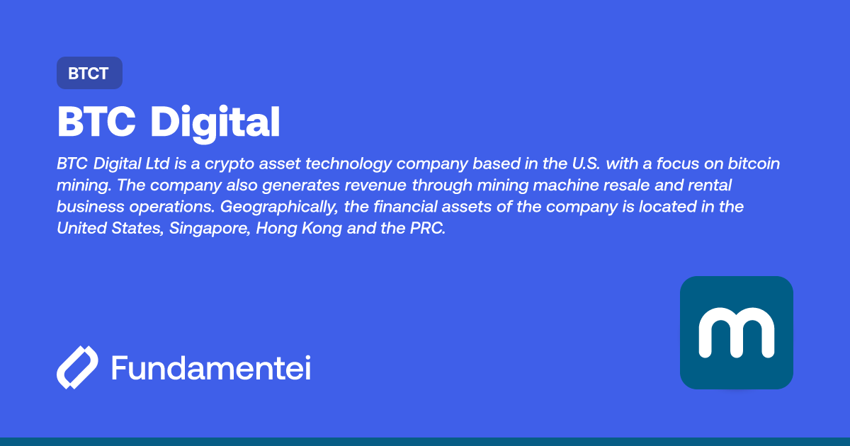 BTCT - BTC Digital | Fundamentei