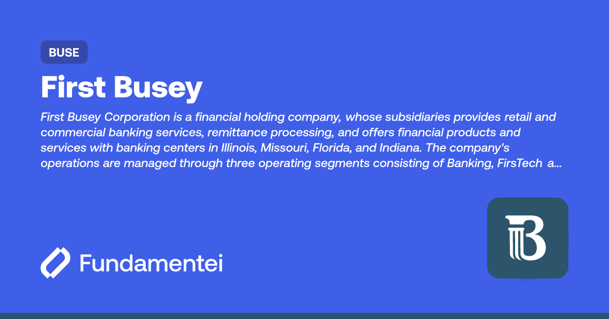 BUSE - First Busey | Fundamentei