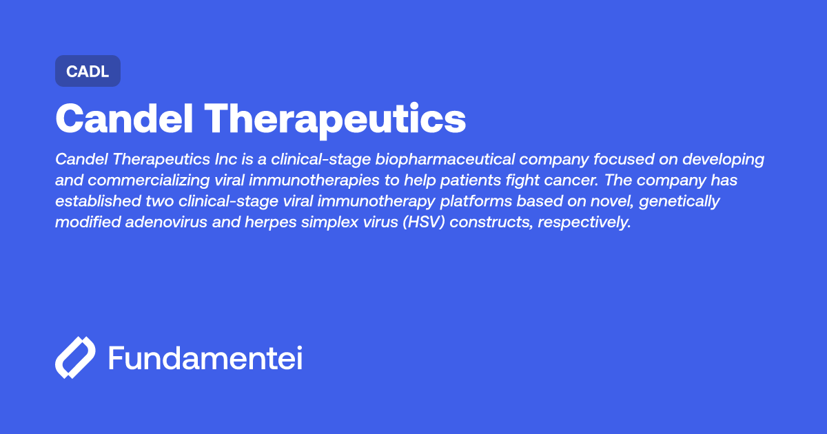 CADL - Candel Therapeutics | Fundamentei