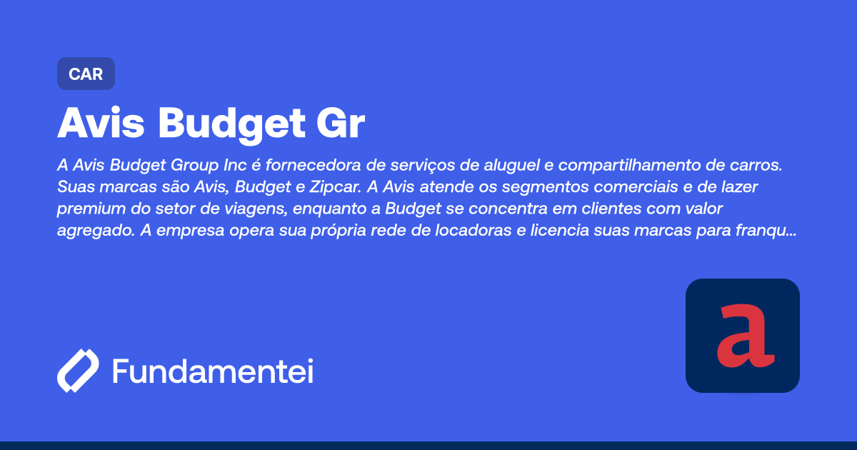 CAR - Avis Budget Gr | Fundamentei