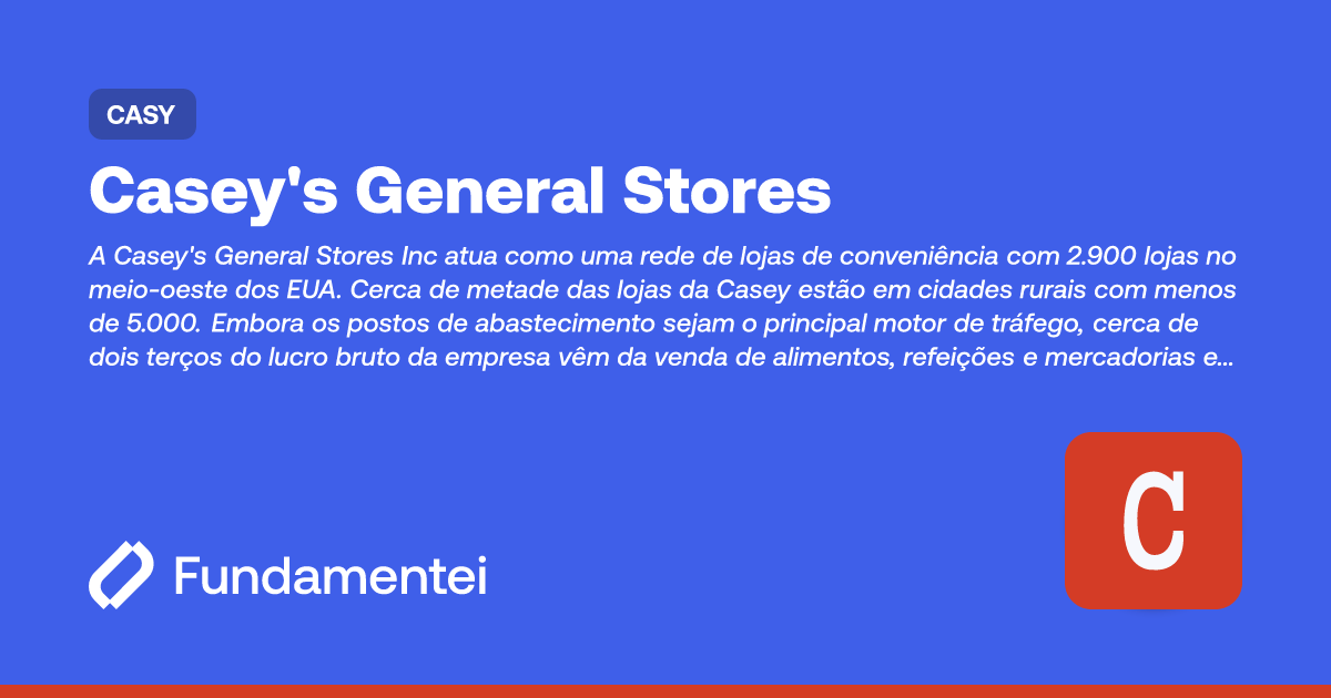 CASY - Casey's General Stores | Cotação | Fundamentei