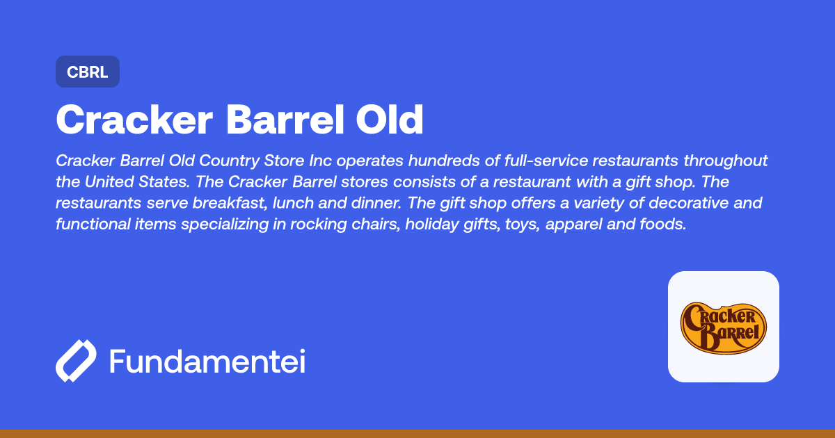 CBRL - Cracker Barrel Old | Fundamentei