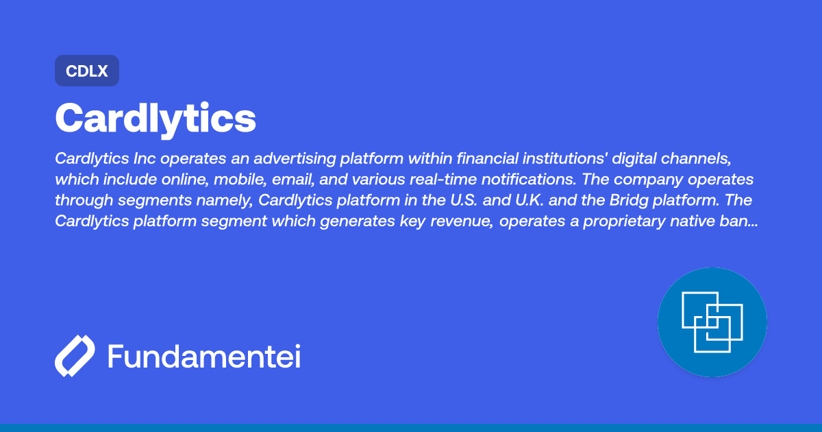 CDLX - Cardlytics | Fundamentei