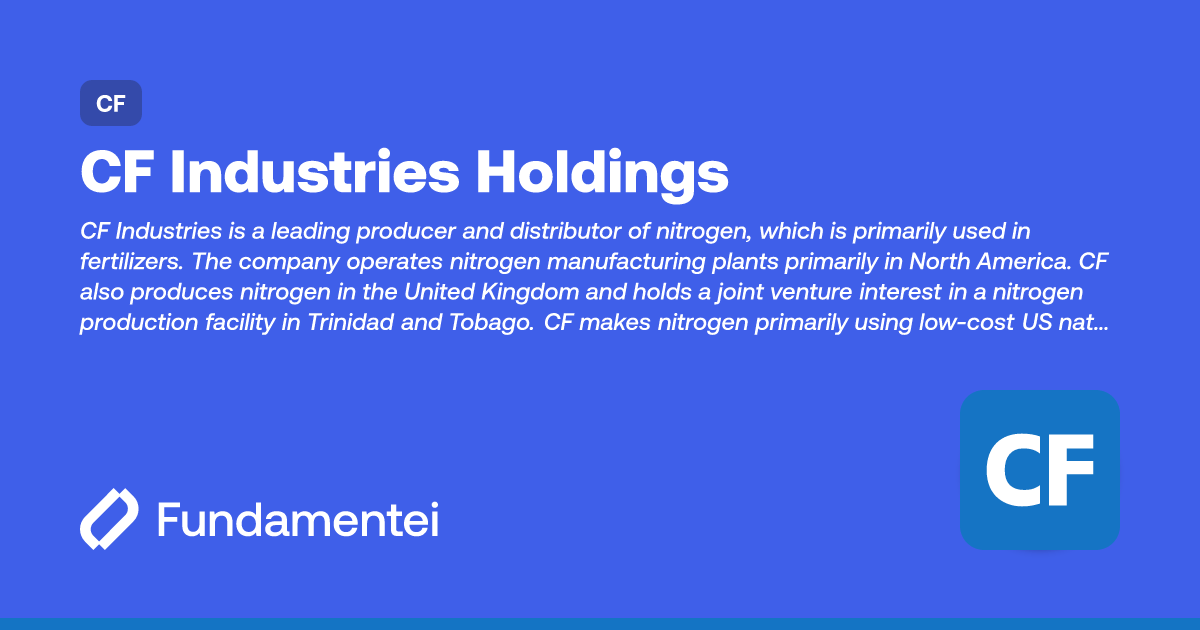 CF - CF Industries Holdings | Fundamentei