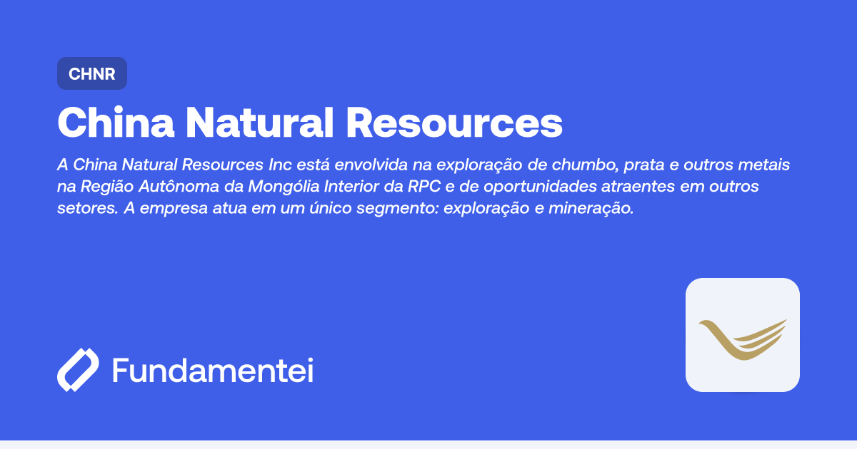 CHNR - China Natural Resources | Fundamentei