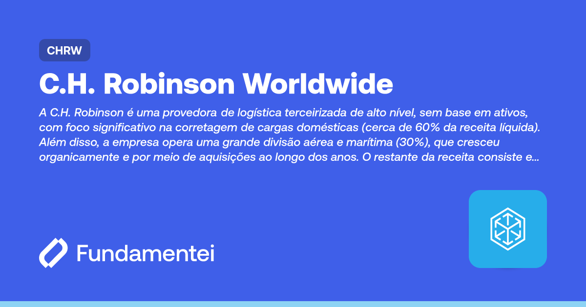 CHRW - C.H. Robinson Worldwide | Fundamentei