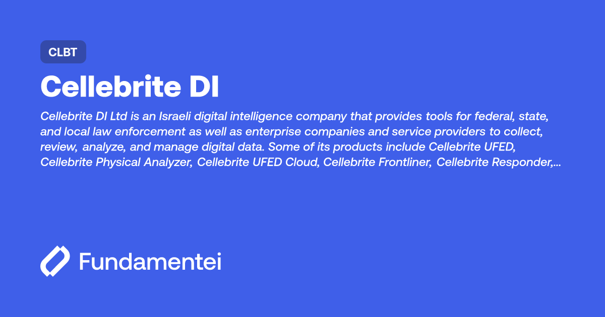 CLBT - Cellebrite DI | Fundamentei