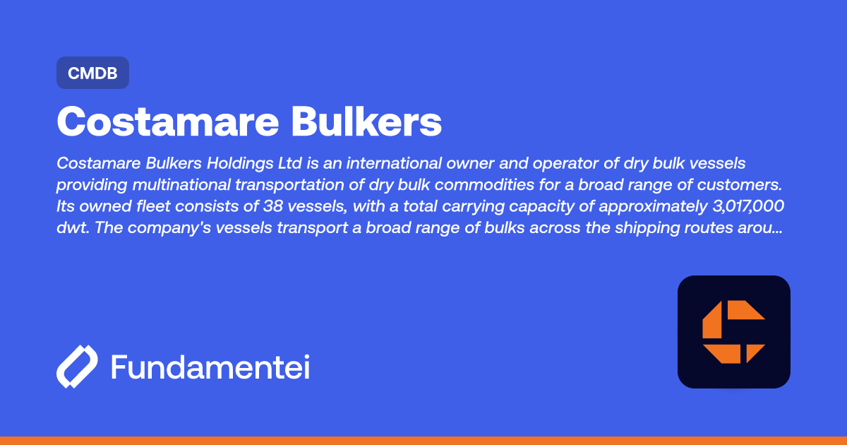 CMDB - Costamare Bulkers Hldgs | About | Fundamentei