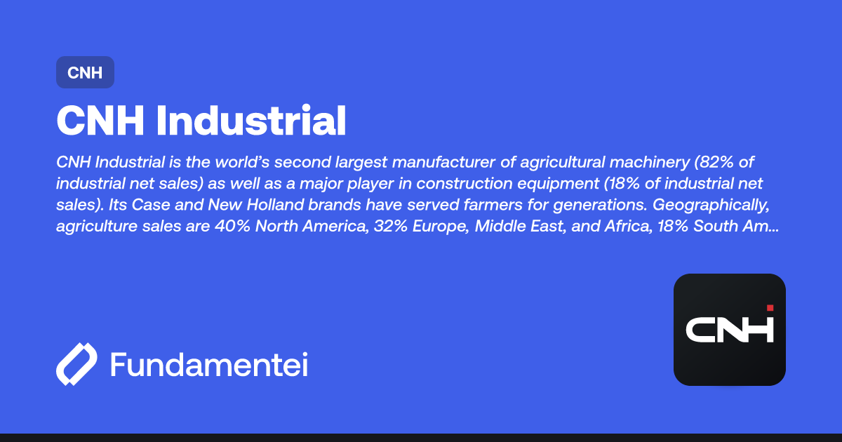 CNH - CNH Industrial | Price | Fundamentei