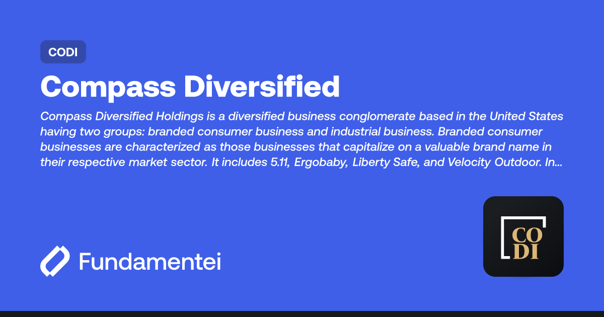 CODI - Compass Diversified Hldgs | Fundamentei