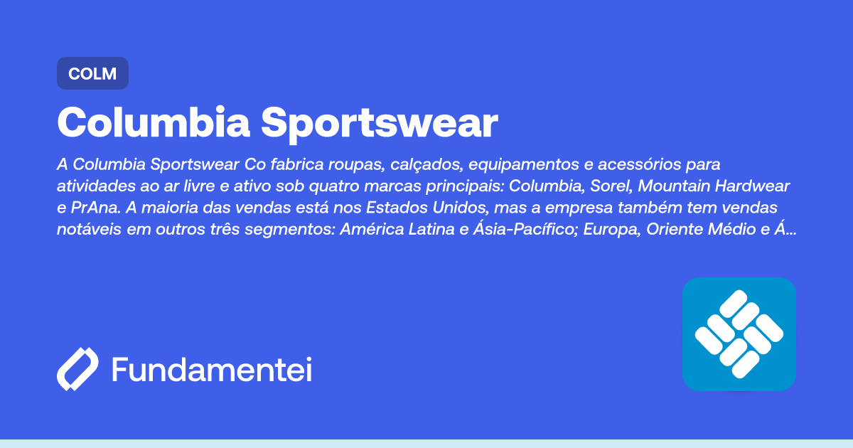 COLM - Columbia Sportswear | Fundamentei