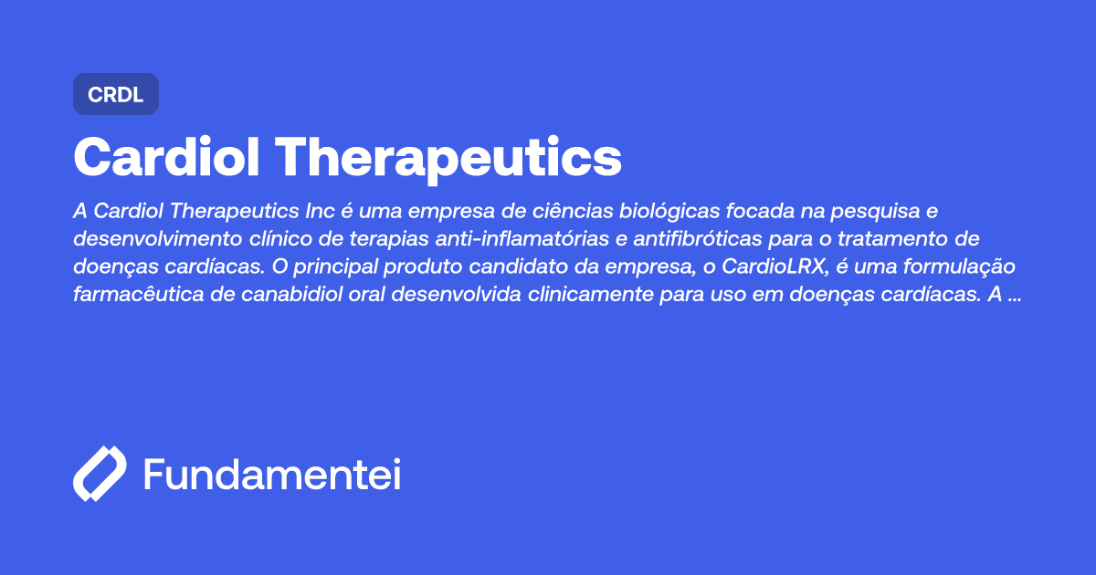 CRDL - Cardiol Therapeutics | Fundamentei