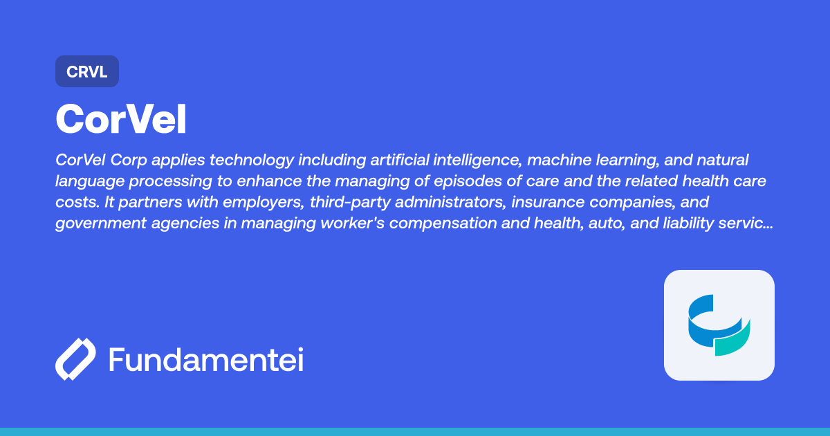 CRVL - CorVel | Fundamentei