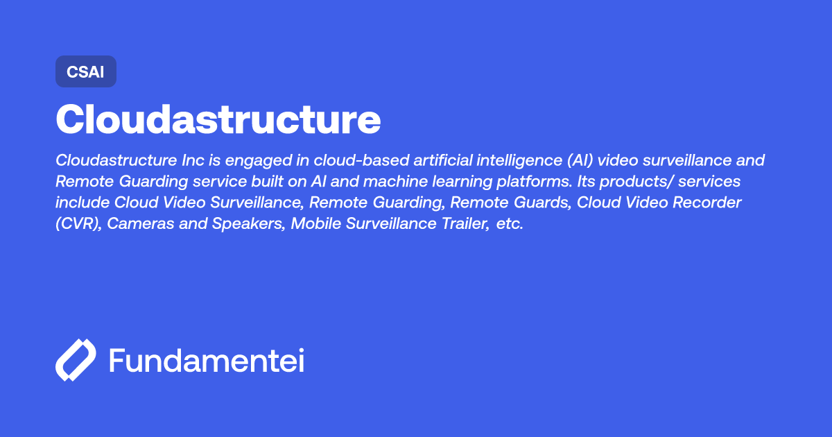 CSAI - Cloudastructure | Fundamentei