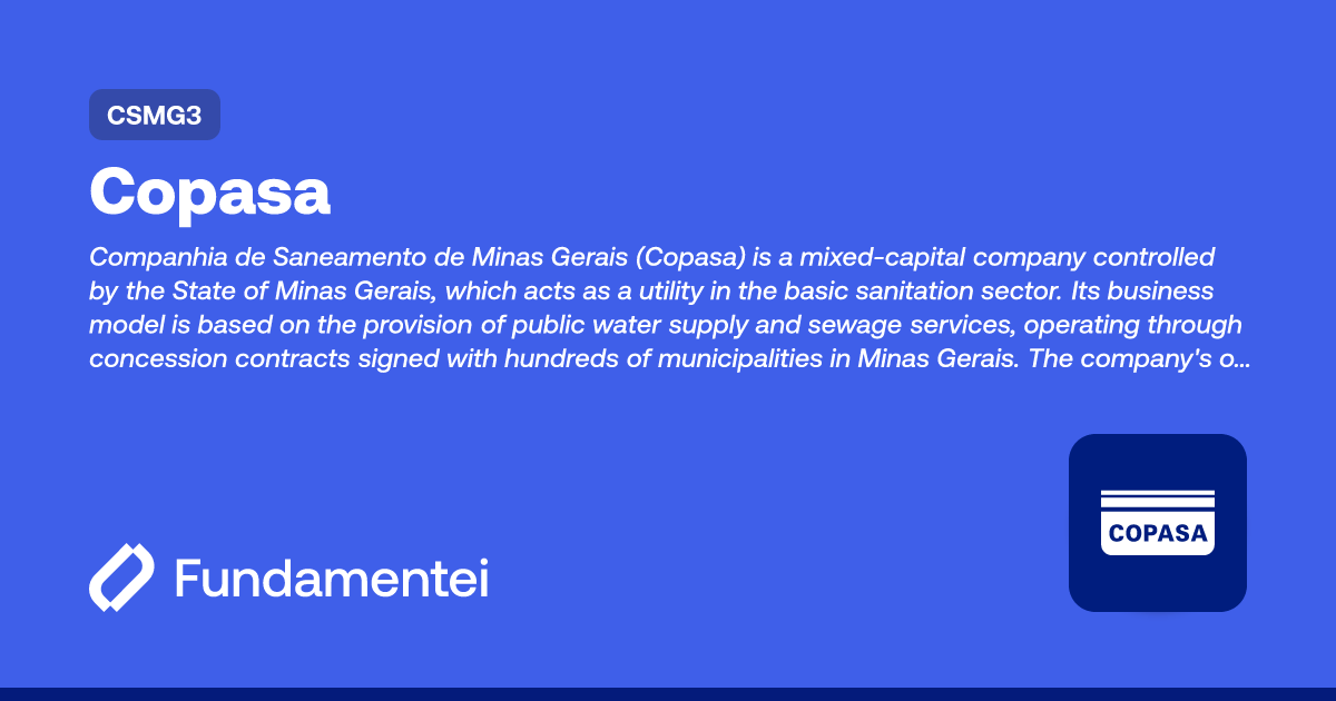 CSMG3 - Valuation | Fundamentei