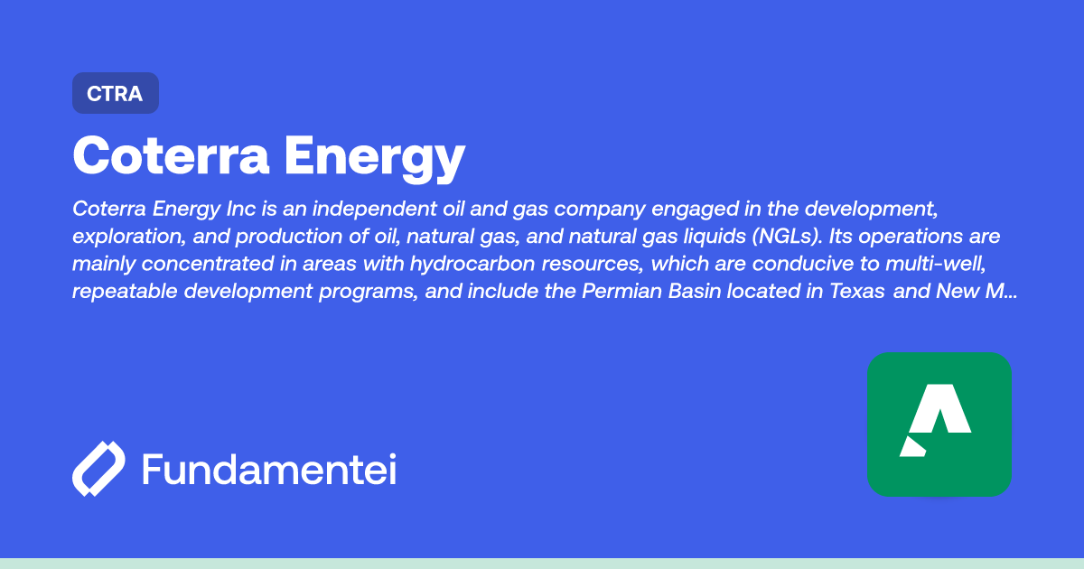 CTRA - Coterra Energy | Fundamentei