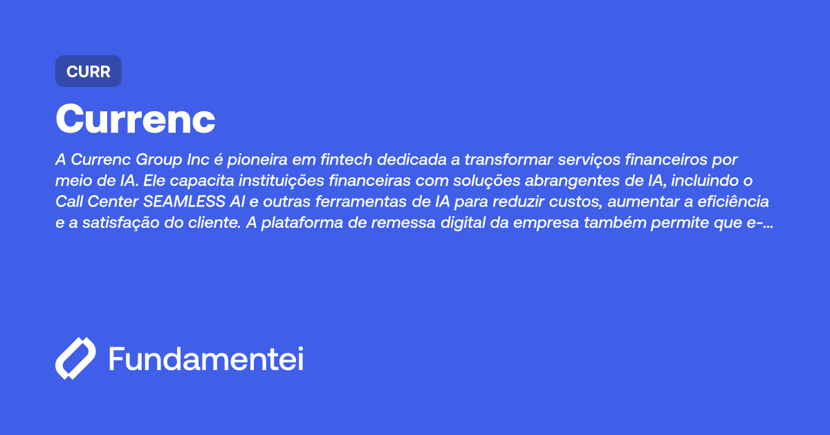 CURR - Currenc Group | Fundamentei