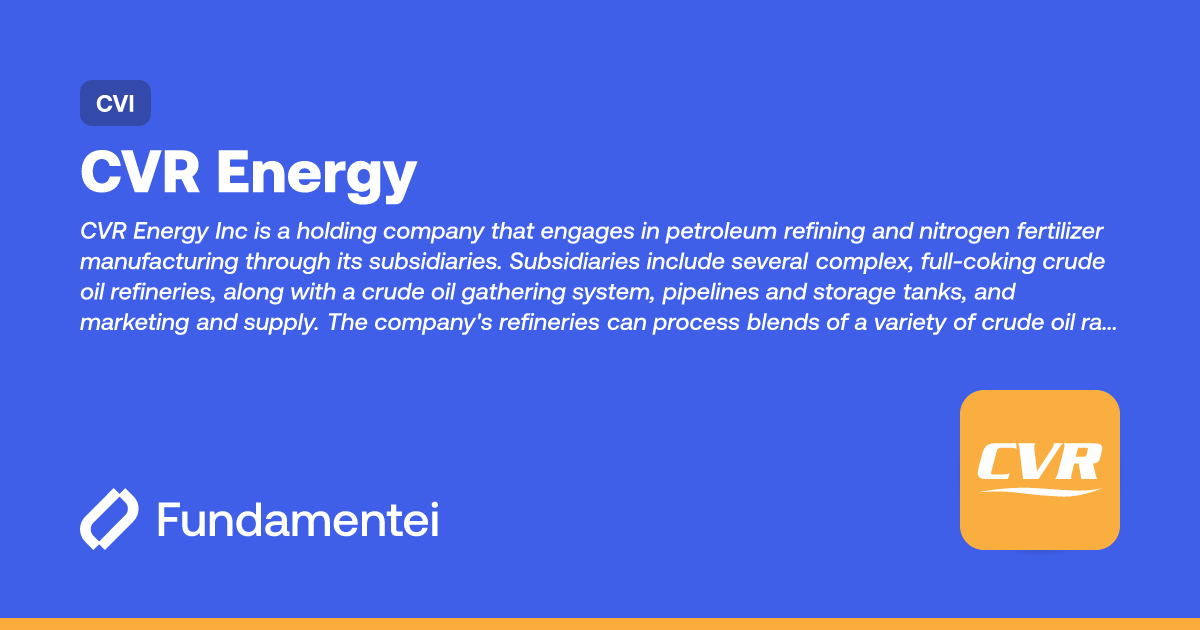 CVI - CVR Energy | Fundamentei