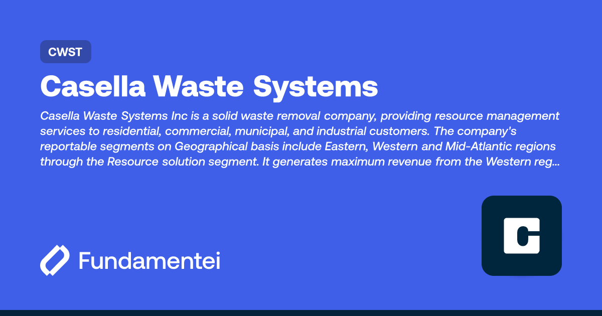 CWST - Valuation | Fundamentei